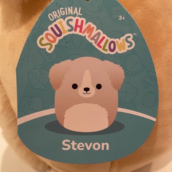 Squishmallows | Other | Nwt 8 Stevon The Golden Retriever Dog ...